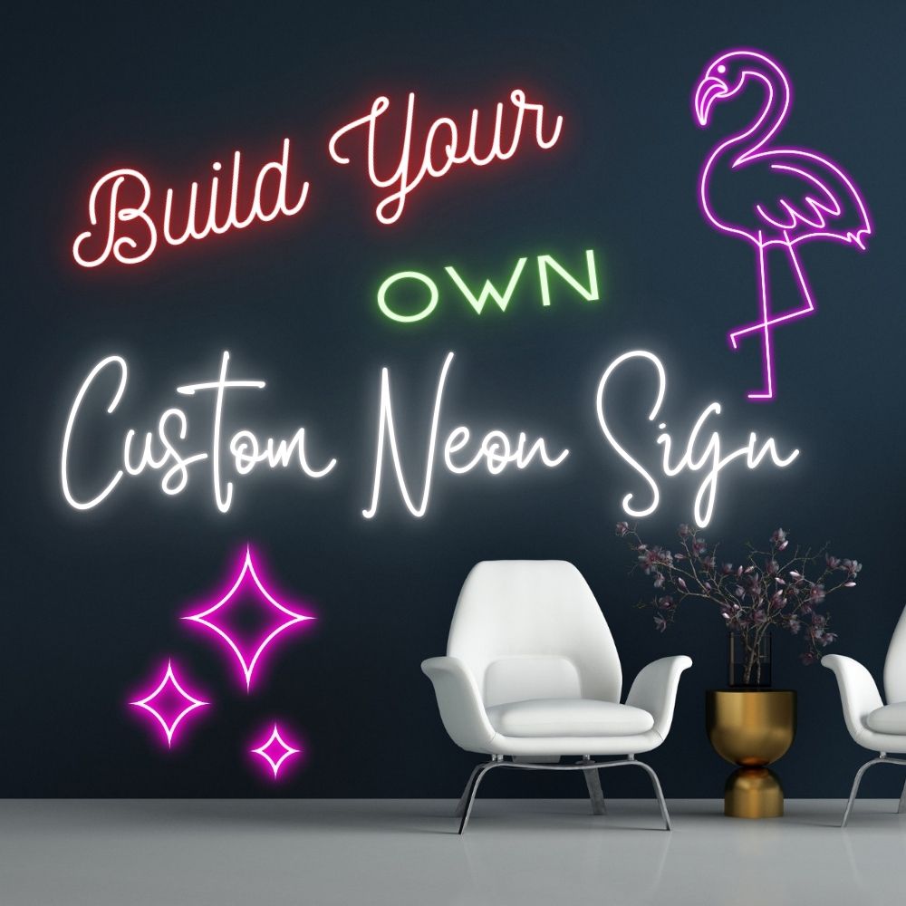 Custom LED Neon Sign Editor - Rapid Neon Made in London Neon Signs